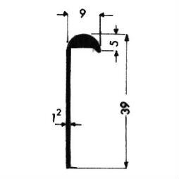 Aluminum curve profiles