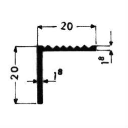 Aluminum corner profiles with special cross section | Profall
